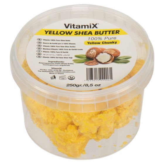 Vitamix 100% Pure Shea Butter Chunky Yellow 250gr. - SUHAIL Cosmetics